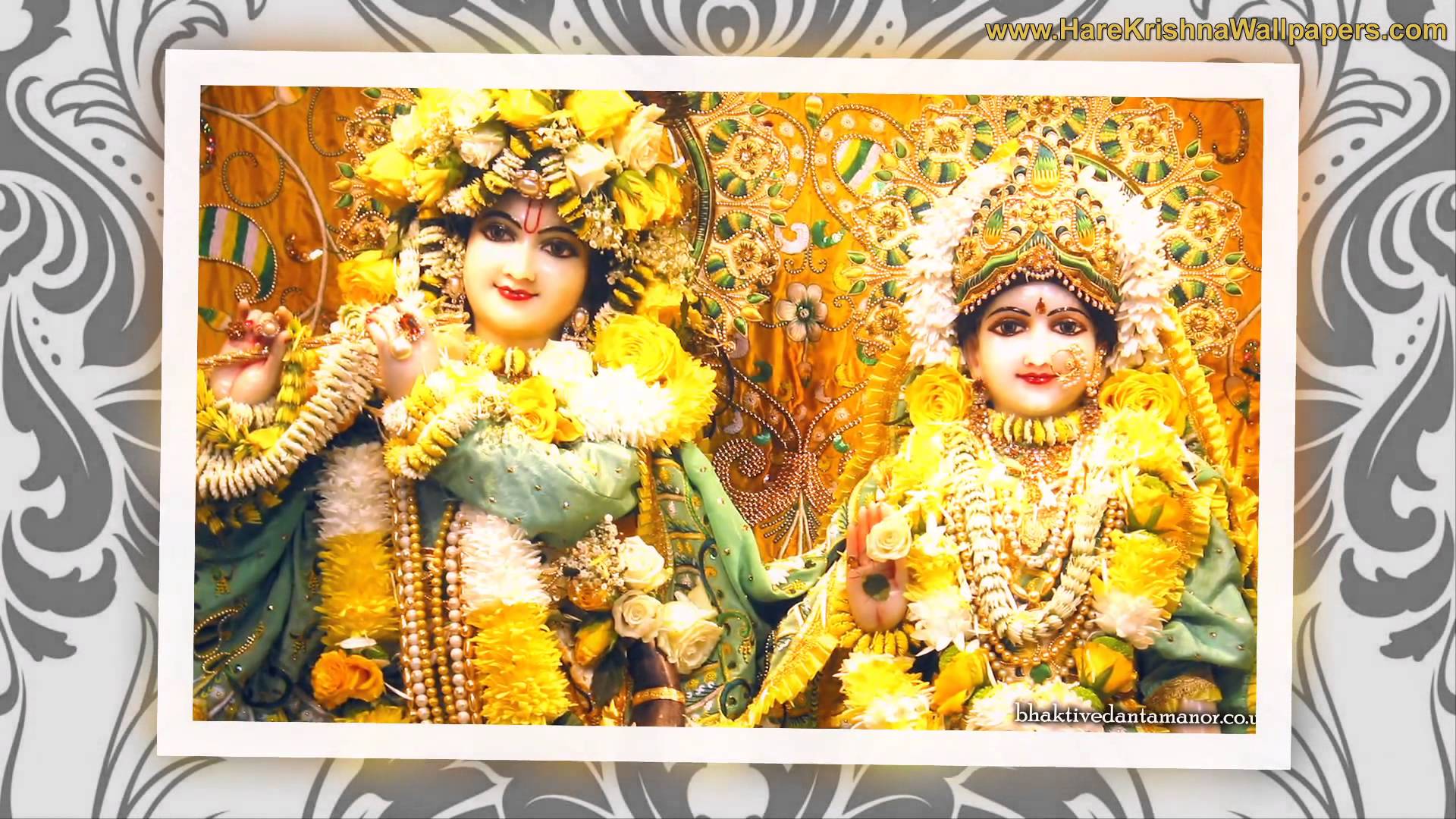 Darshan of Sri Sri Radha Krishna with Hare Krishna Mantra - HARE KRSNA ...