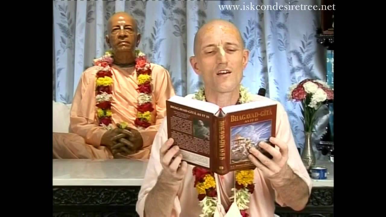 Bhagavad Gita Chapter 09, Text 20/21 by Bhakti Vikas Swami - HARE KRSNA TV LIVE | WATCH HARE ...