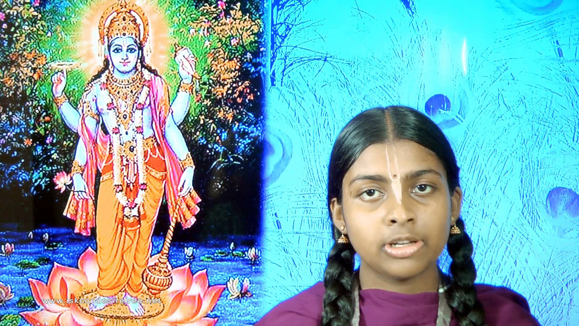 Story of Krishna Shows The Four Hand Form To The Gopis by Samhita ...