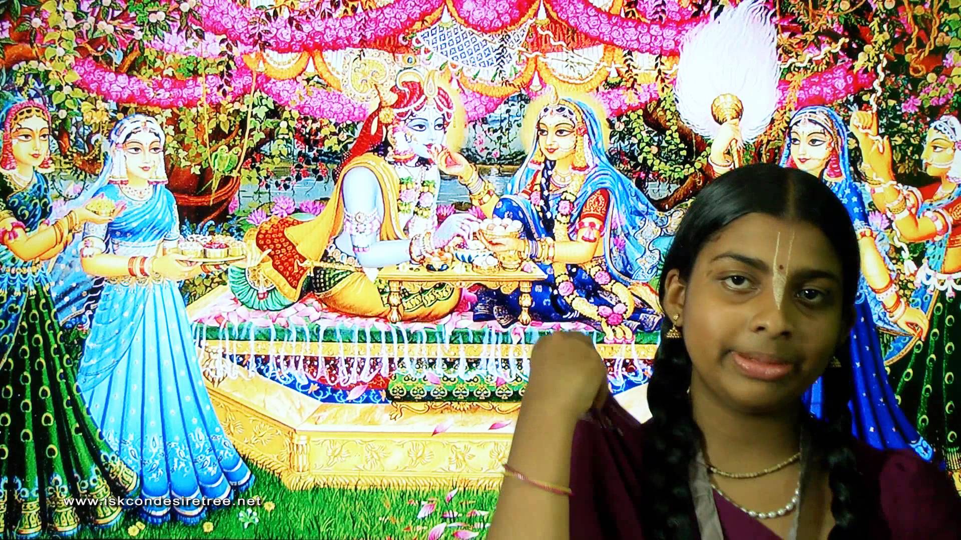 Story of Krishna Takes The Form of Kalimata by Samhita Mataji - HARE ...