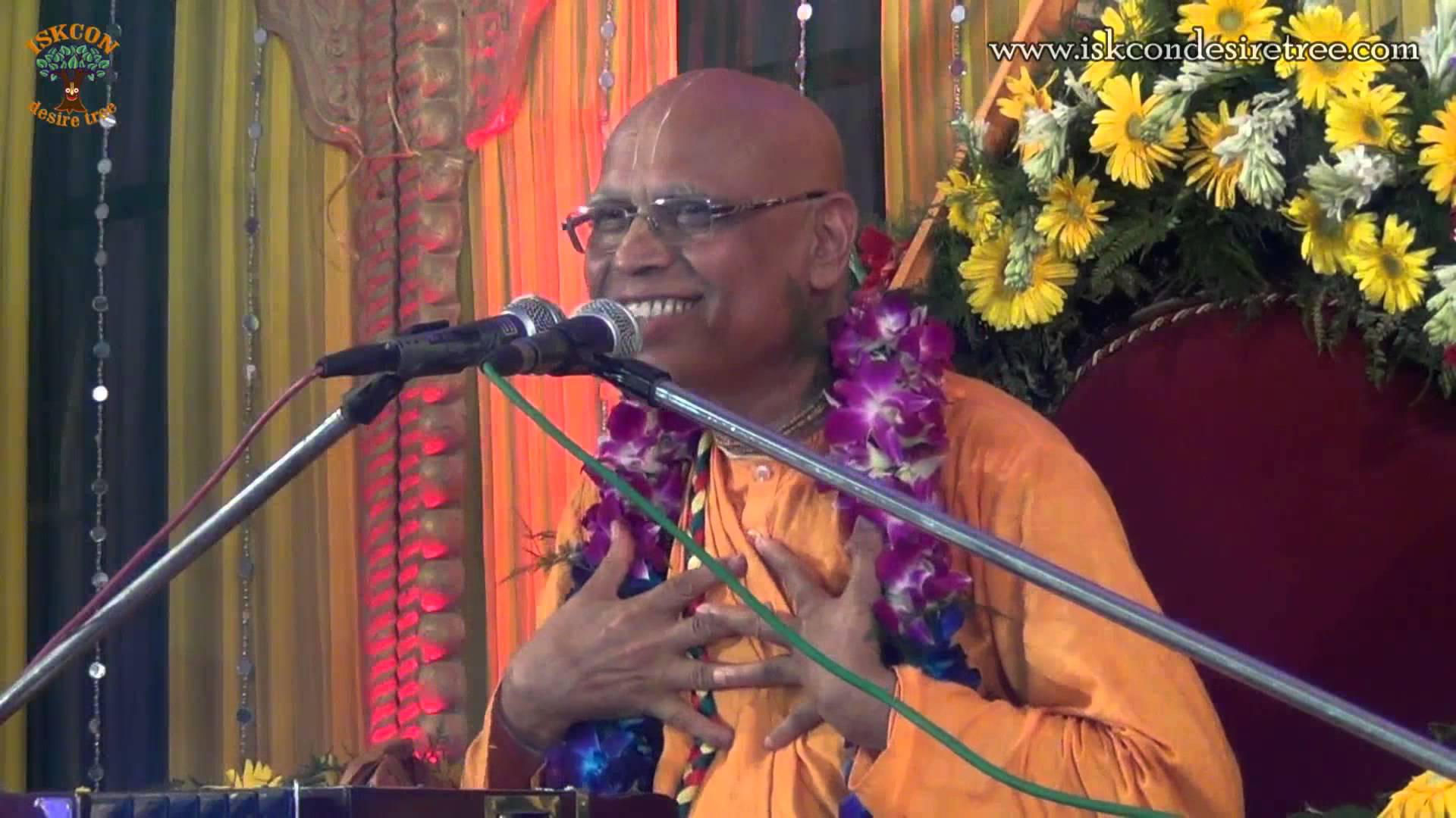 Serving the Lord with sincerity by Lokanath Maharaj at ISKCON Noida ...