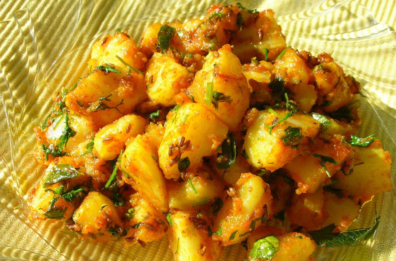 Recipe – Boiled Potato Sabzi (Simple but Tasty) - HARE KRSNA TV LIVE ...