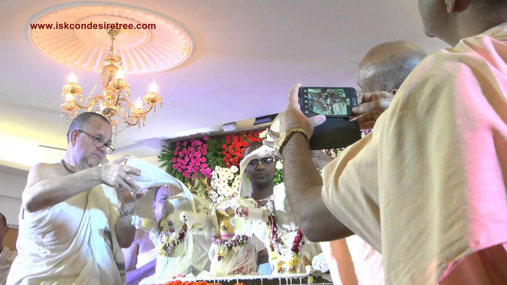 Sri Sri Jagannath Baladev Subhadra Abhishek - HARE KRSNA TV LIVE ...