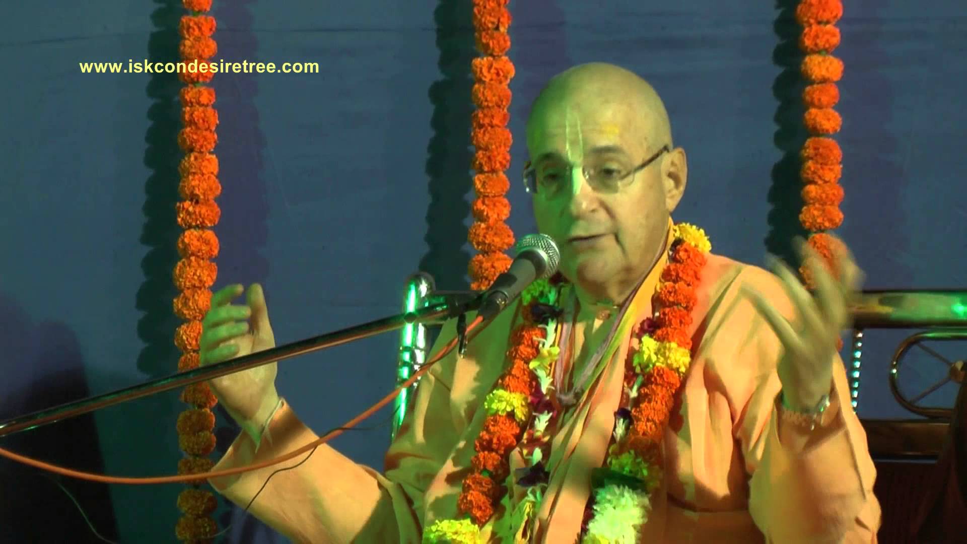 Giriraj Swami at ISKCON Juhu 37th Temple Anniversary – 15 Jan 2015 ...