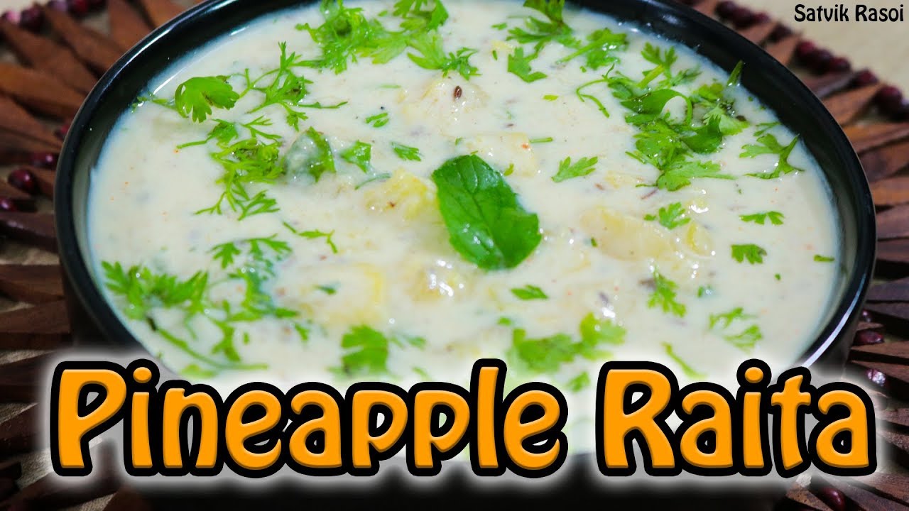 Pineapple Raita Recipe | Quick Recipe - HARE KRSNA TV LIVE | WATCH HARE ...