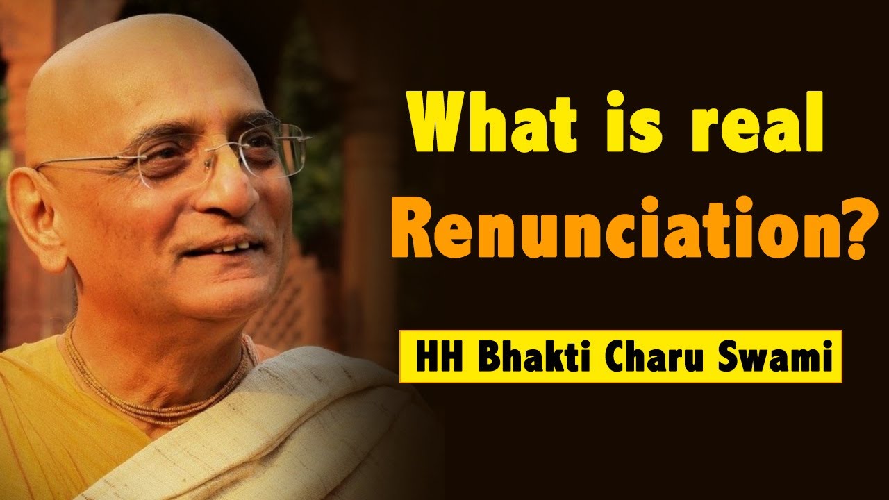 What Is Real Renunciation - HARE KRSNA TV LIVE | WATCH HARE KRSNA LIVE ...