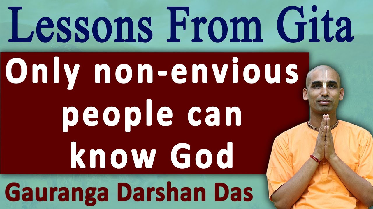 Only non envious people can know God | Lessons From Gita | BG 9.1 ...